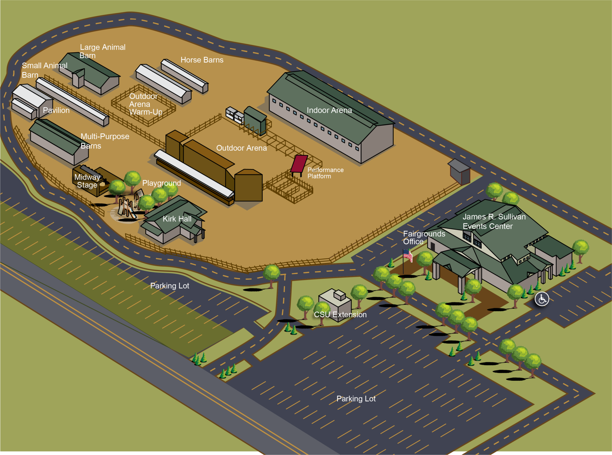 Map & Directions - DC Fair & Rodeo